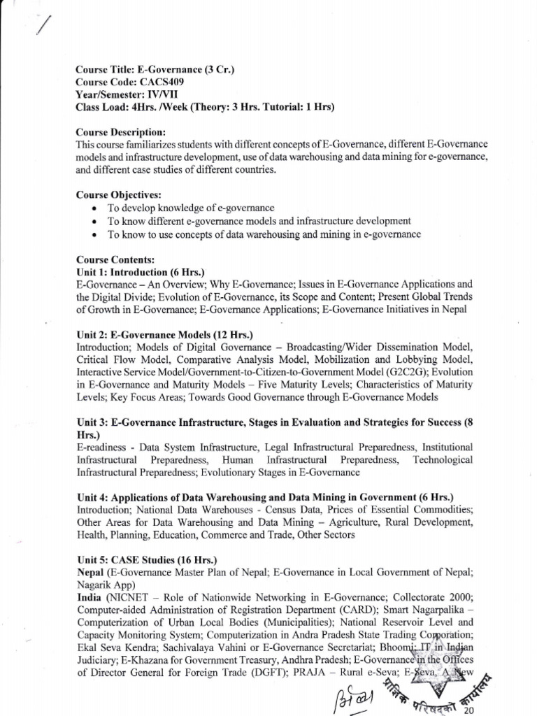 E Governance | PDF
