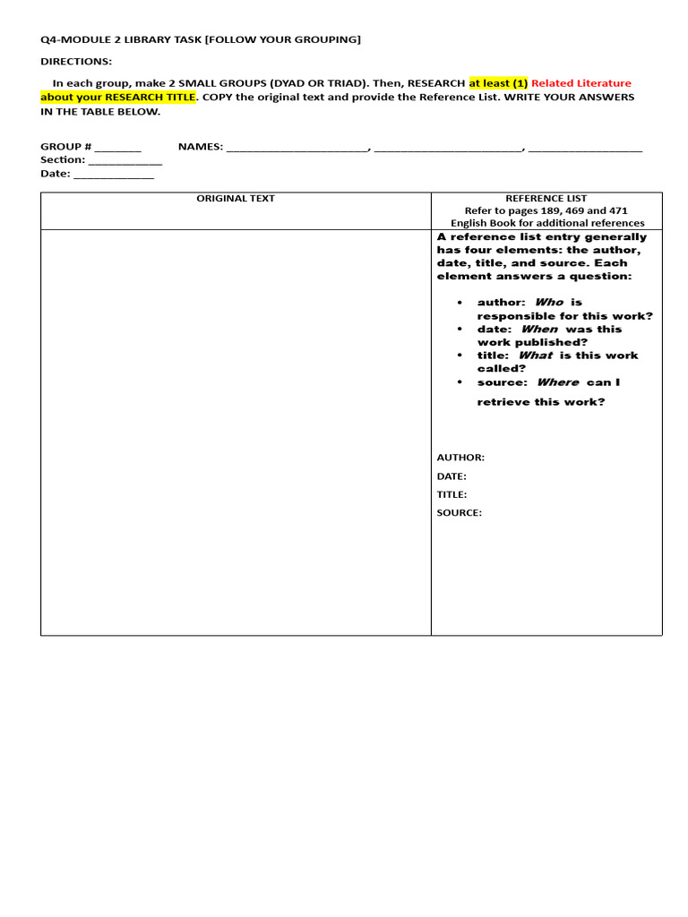 Library Task Q4 | PDF