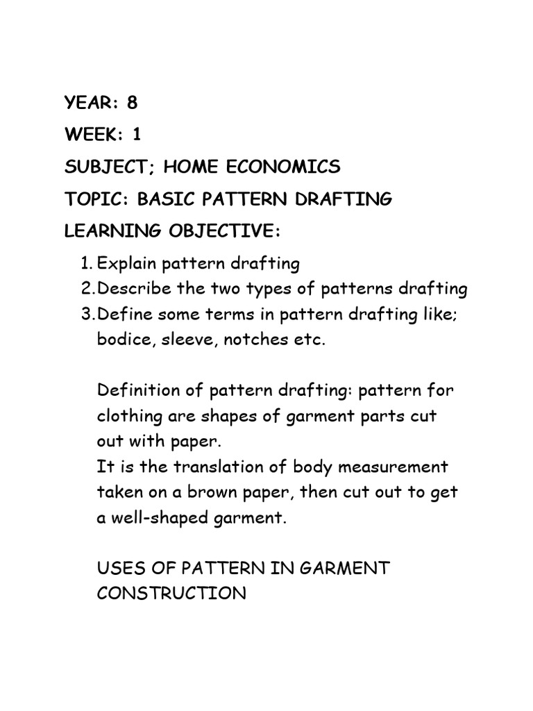 First Term Year 8 Note | PDF