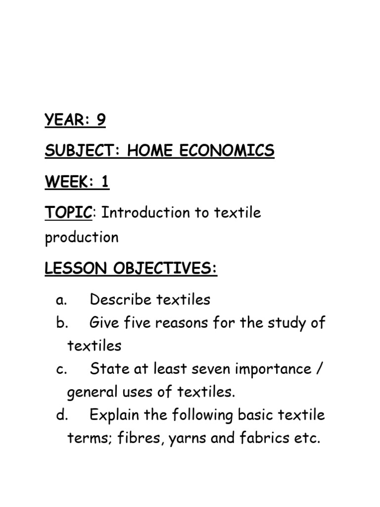 Introduction to Textile Production | PDF | Textiles | Yarn