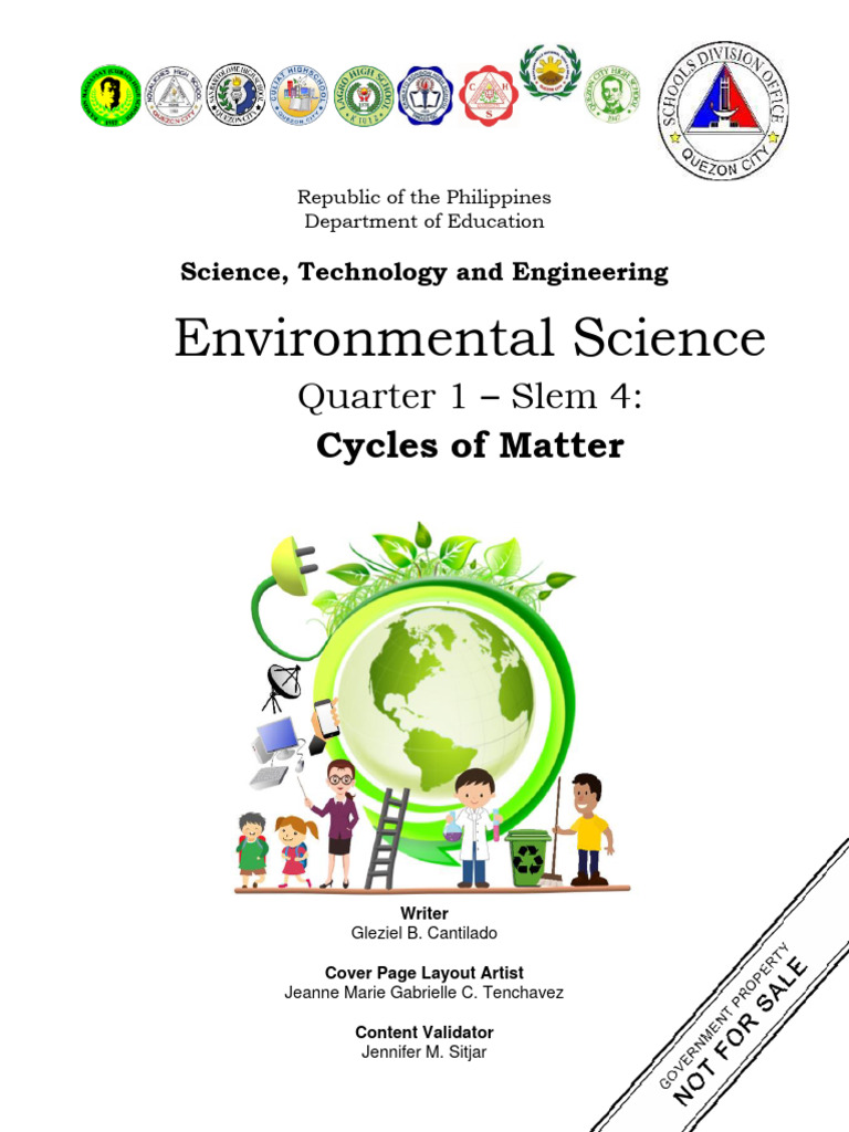 Env - Sci. Q1 W4 CYCLES-OF-MATTER Student | PDF