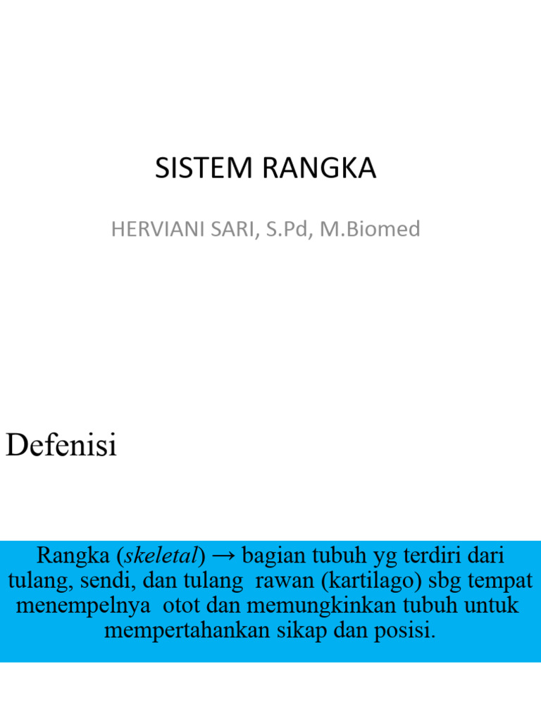 Pertemuan 4 - SISTEM RANGKA | PDF