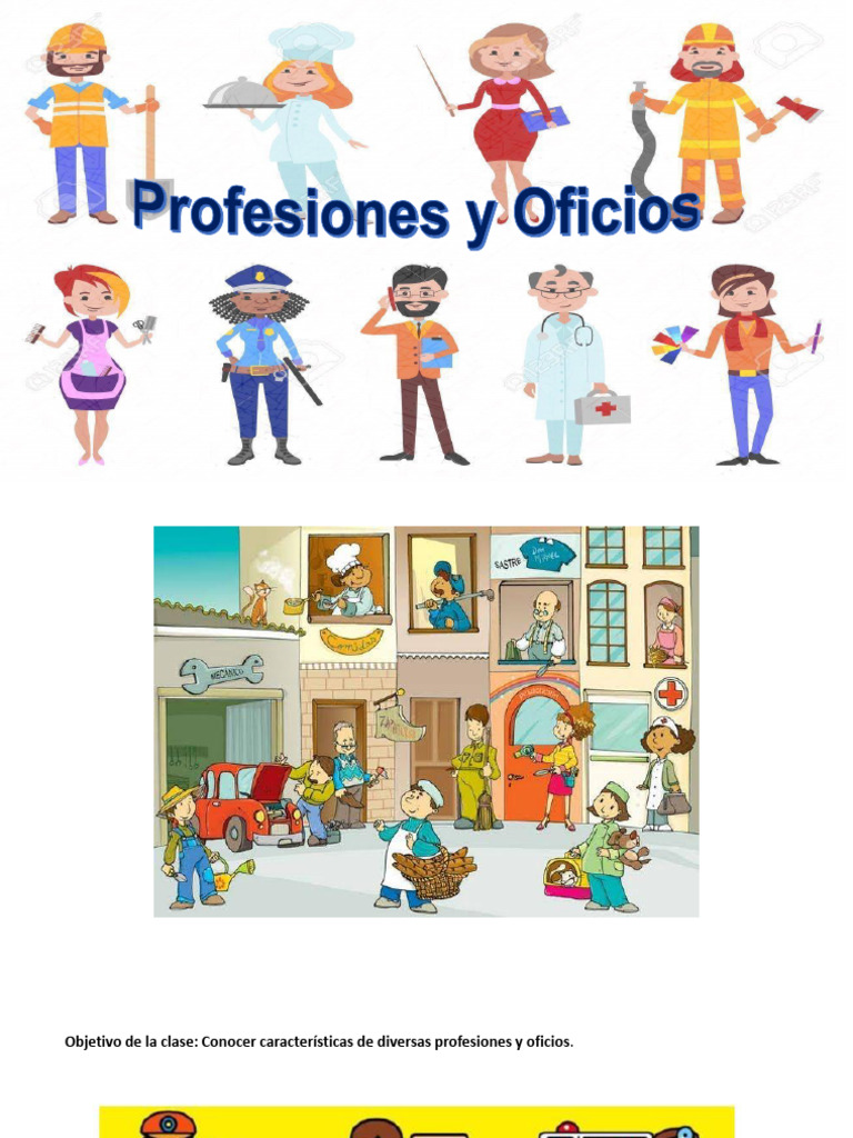 Adivinanzas de Profesiones y Oficios | PDF | Artes del Lenguaje y ...