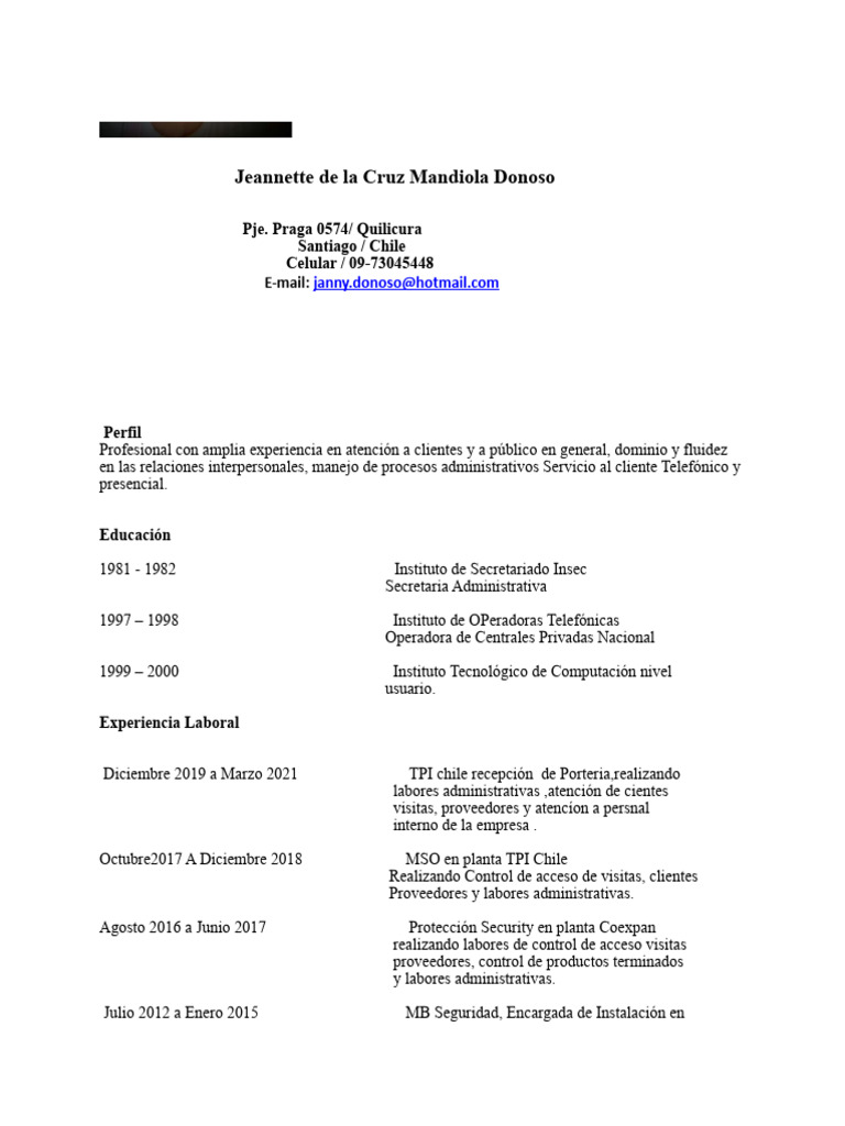 Curriculum Janny 1 1642365893 | PDF