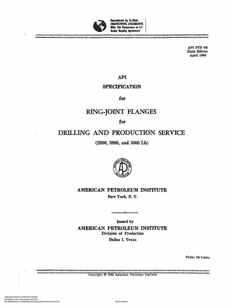 Api 6B | PDF