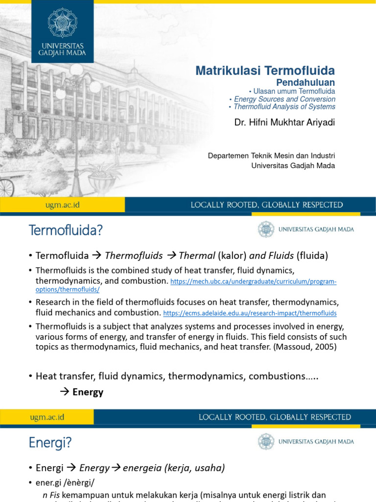 Introduction to Thermofluids Concepts | PDF