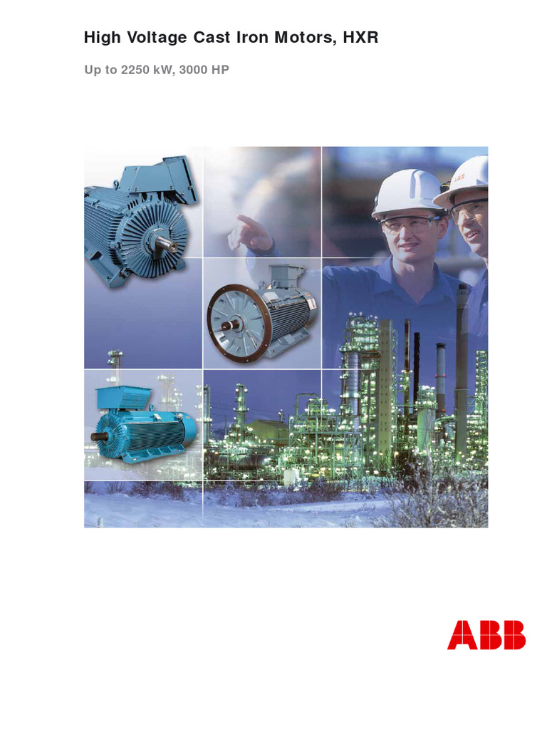 HV Cast Iron Motors - HXR - 042005 | PDF | Electric Motor | Bearing ...