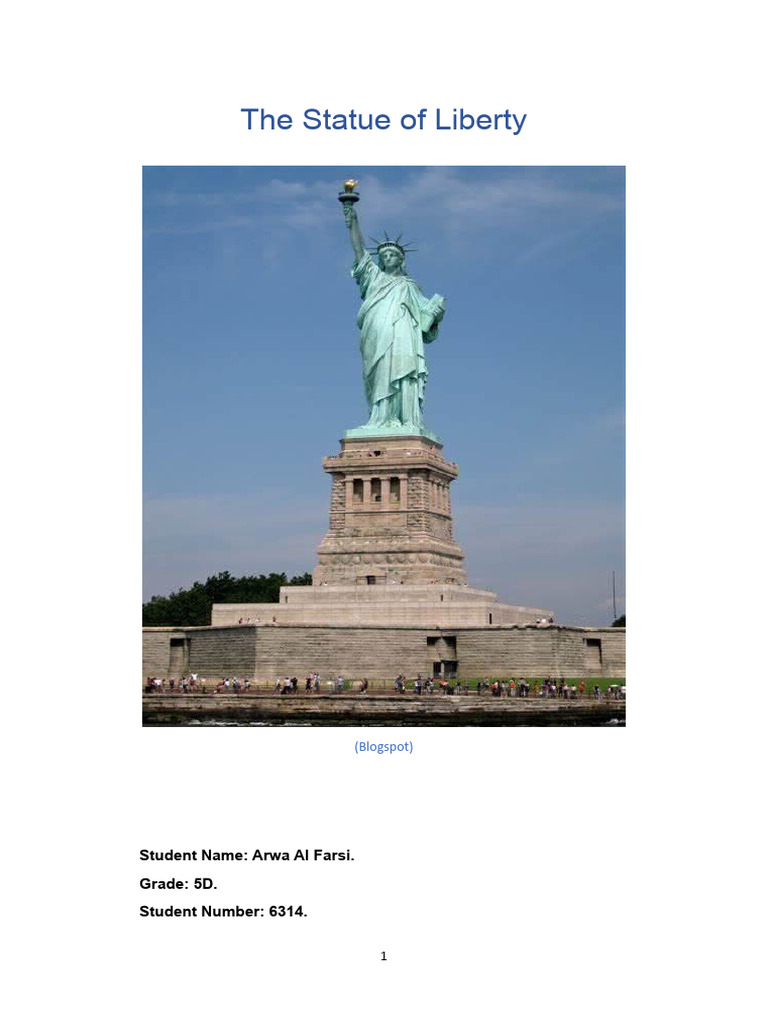 The Statue of Liberty | PDF