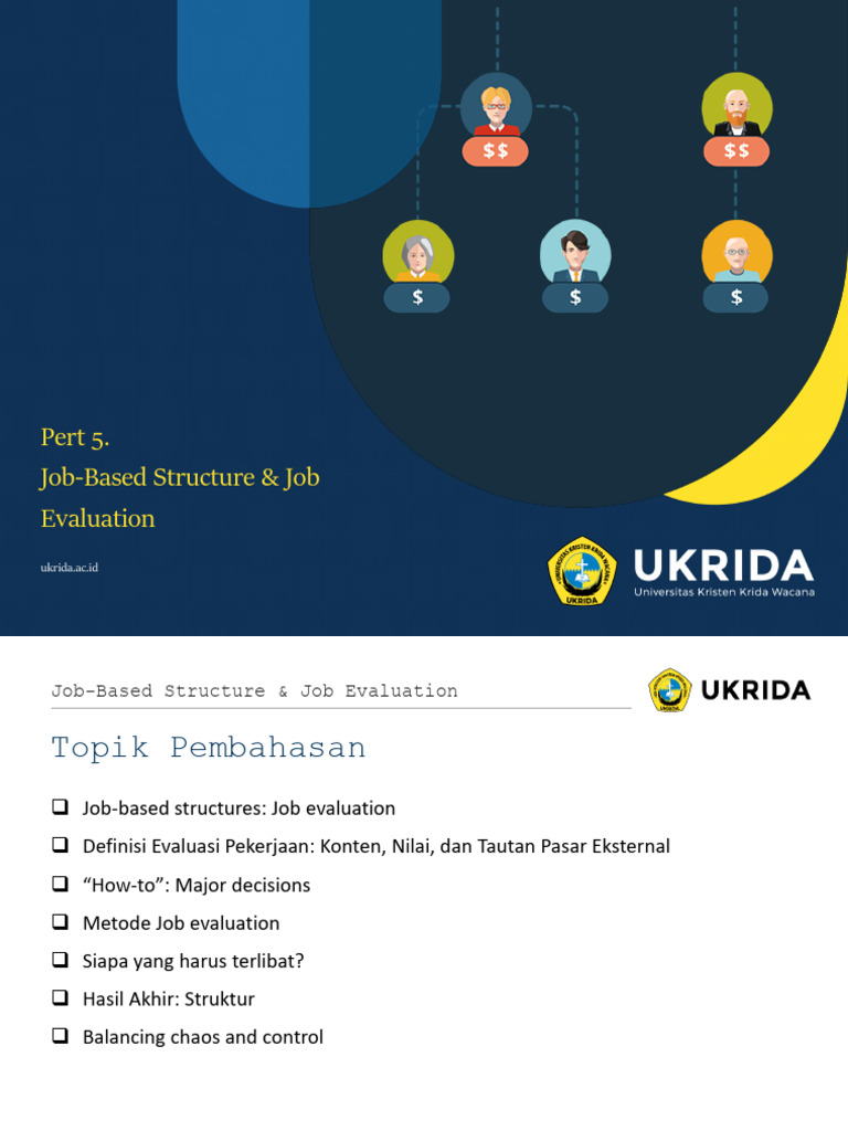 Pert 5. Defining Internal Aligment - Job-Based Structure & Job Evaluation | PDF
