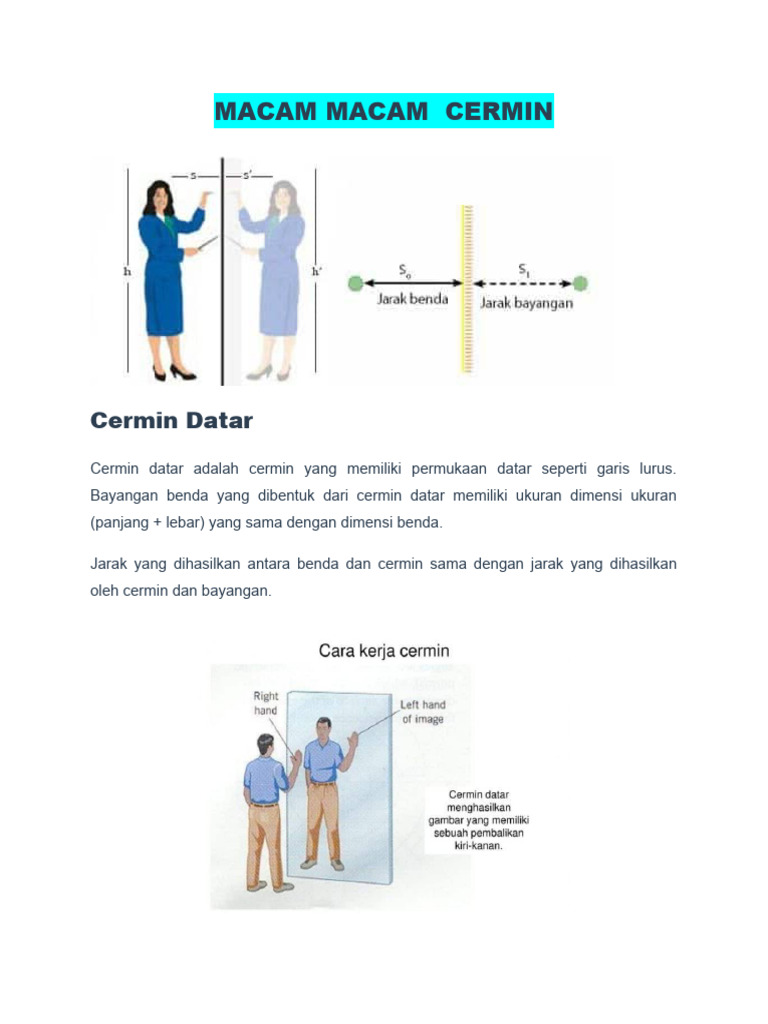 Macam Macam Cermin | PDF