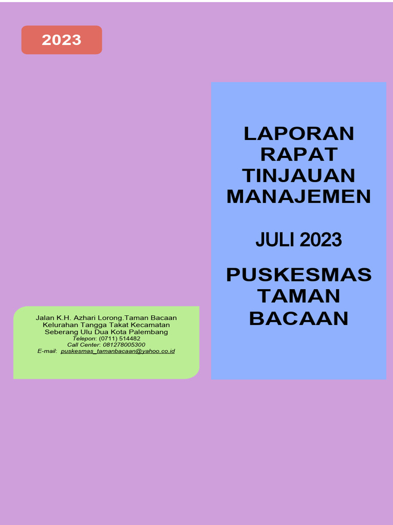 Laporan RTM Juli 2023-2 | PDF