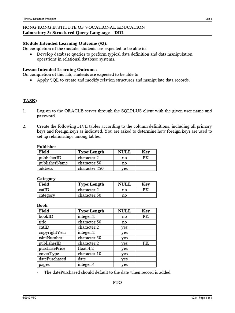 Laboratory 3 (v2.0) | PDF