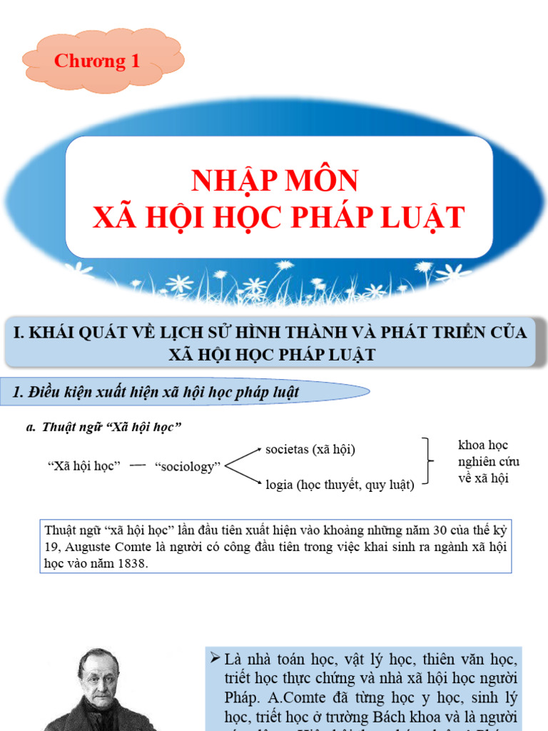 VĐ 1. NHẬP MÔN XHHPL | PDF