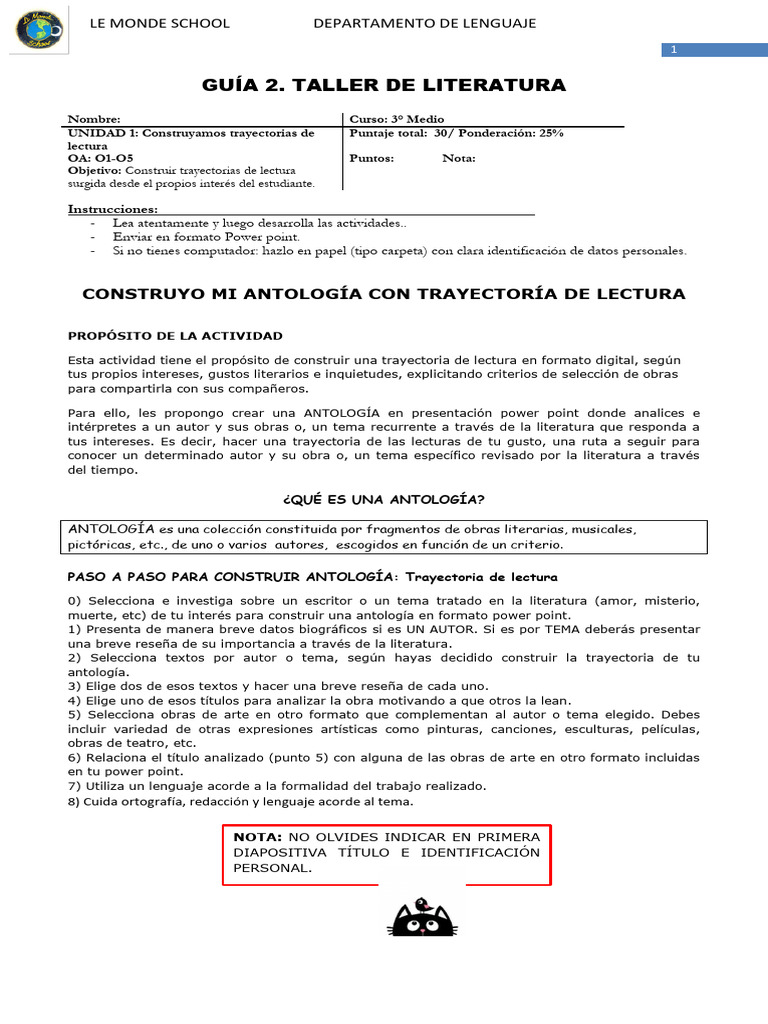 Cómo crear una antología paso a paso | PDF