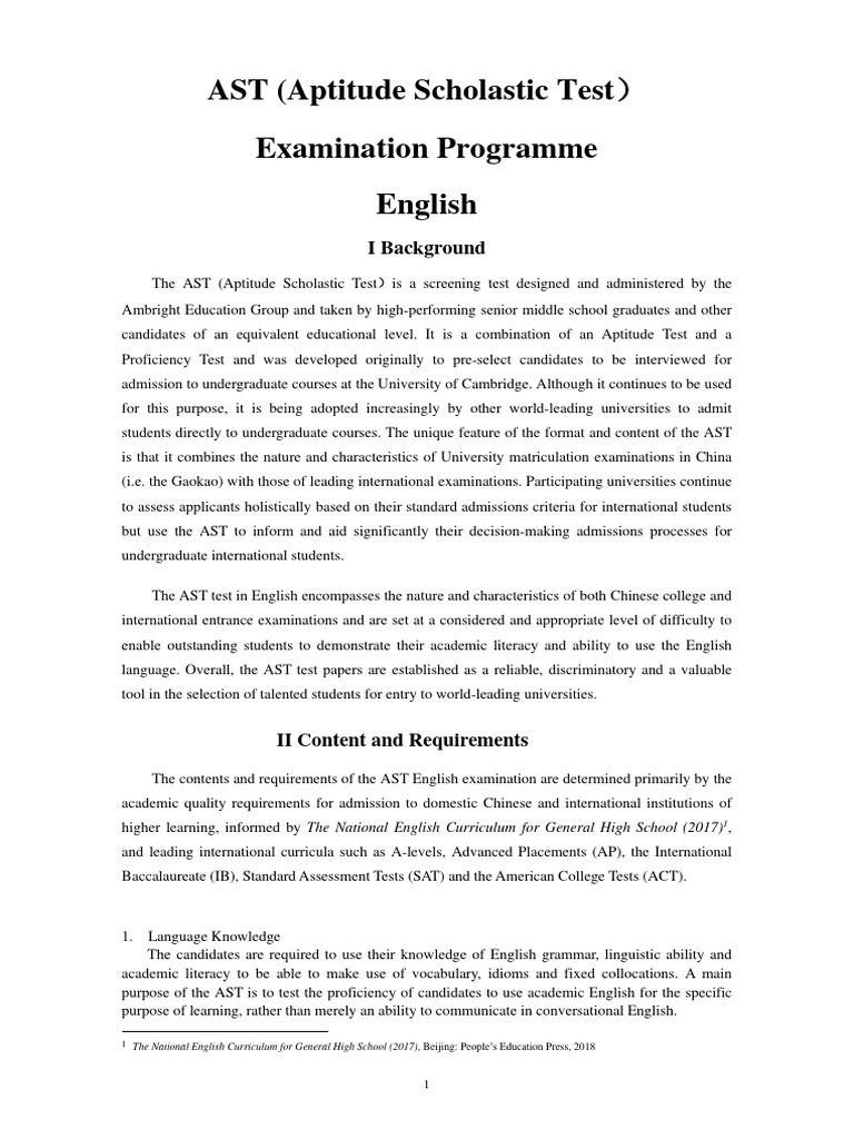 2022 Ast English Og Pdf