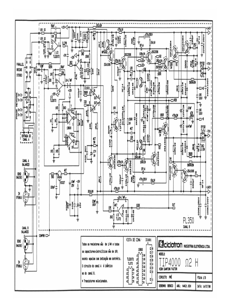 Esquema Eletrico Tip 4000 H2 | PDF