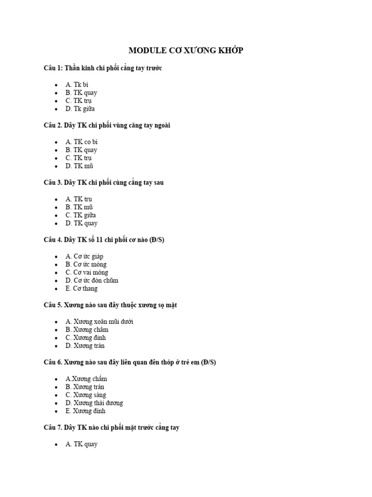 Module CXK (T NG H P) | PDF