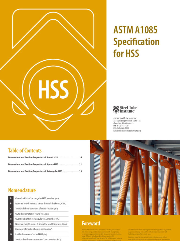 HSS1801 A1085 Specification Brochure 030918 | PDF HSS1801 A1085 Specification Brochure 030918 | PDF