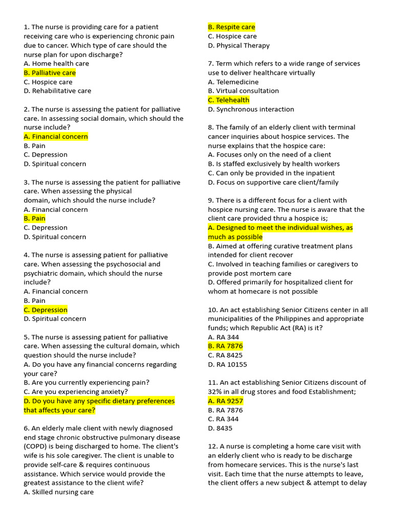 Nursing Care & Ethics Guide | PDF | Self-Improvement
