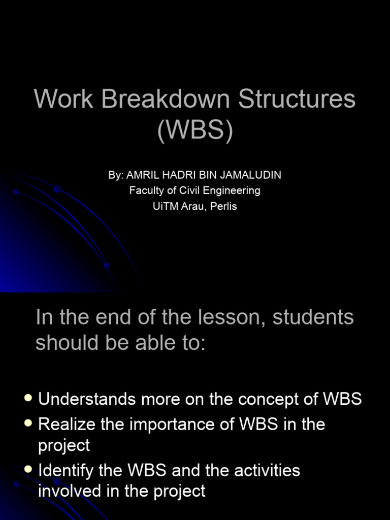 Work Breakdown Structures WBS | Download Free PDF | Engineering