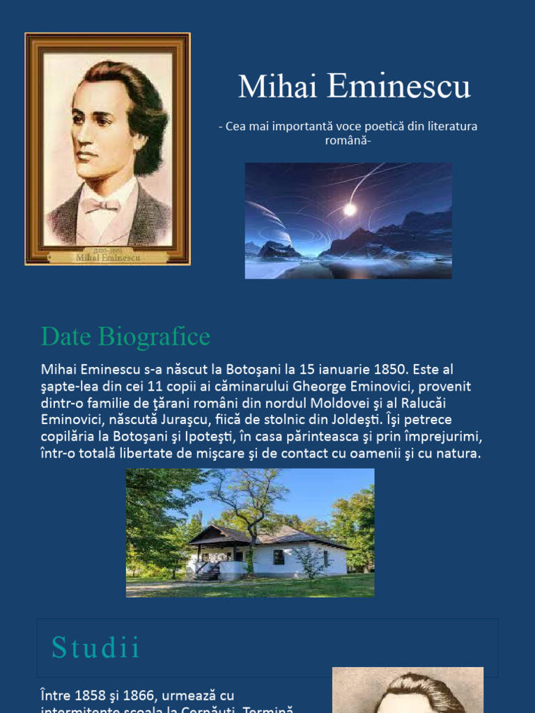 Mihai Eminescu | PDF