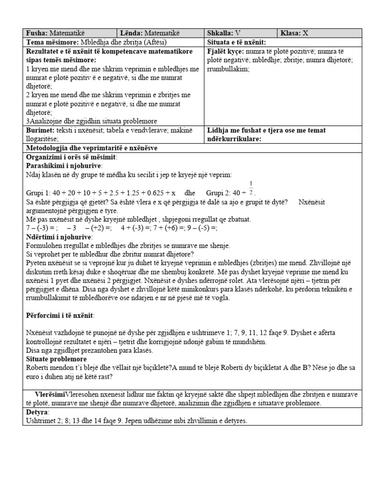 Matematika 11 - Ditare | PDF