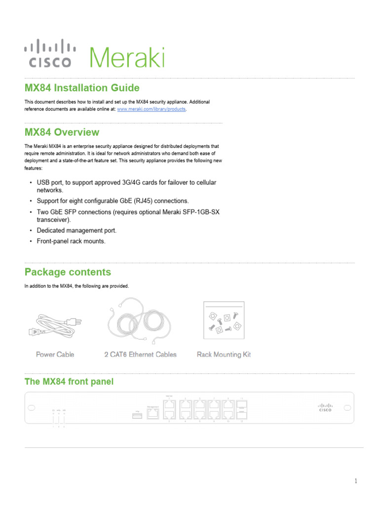 MX84 Installation and Setup Guide | PDF | Ip Address | Proxy Server
