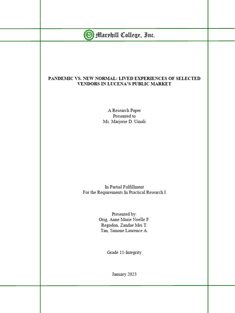 Group 4 11 ABM Integrity Research PR1 | PDF