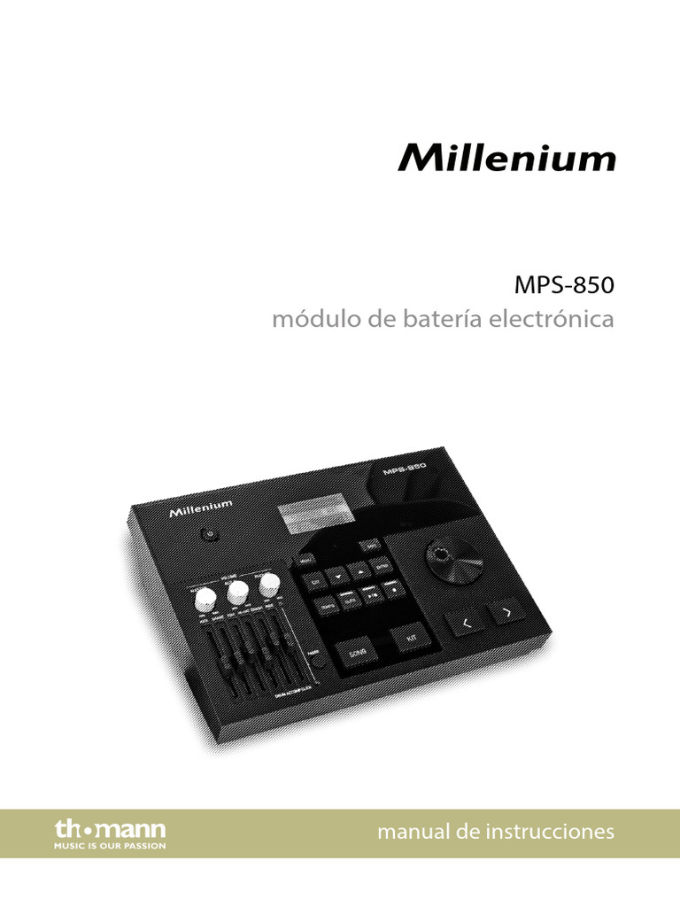MILLENIUM MPS 850 Manual de Usuario | PDF