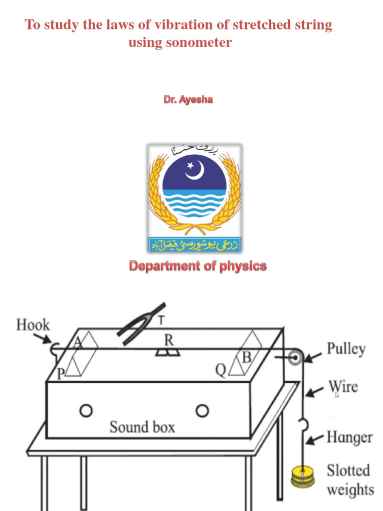 Sonometer Experiment: Vibration Laws | PDF | Waves | Normal Mode