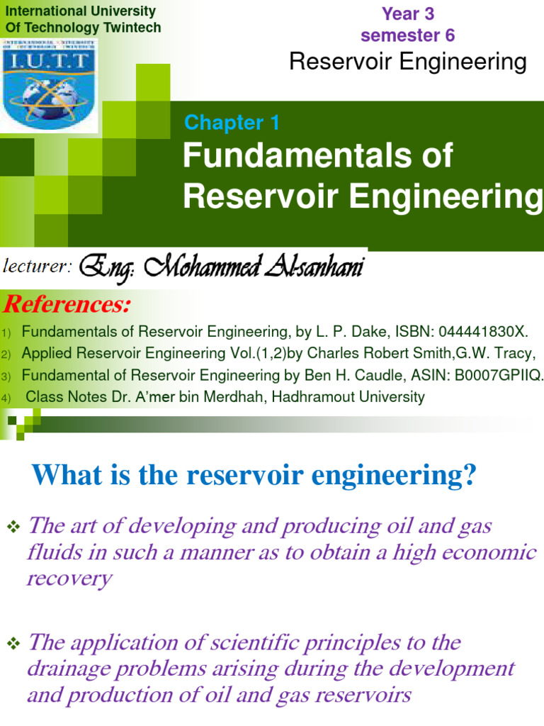 Reservoir Engineering Fundamentals | PDF | Petroleum Reservoir | Permeability (Earth Sciences)