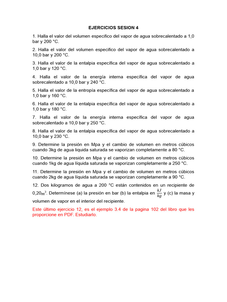 Tarea Termo | PDF