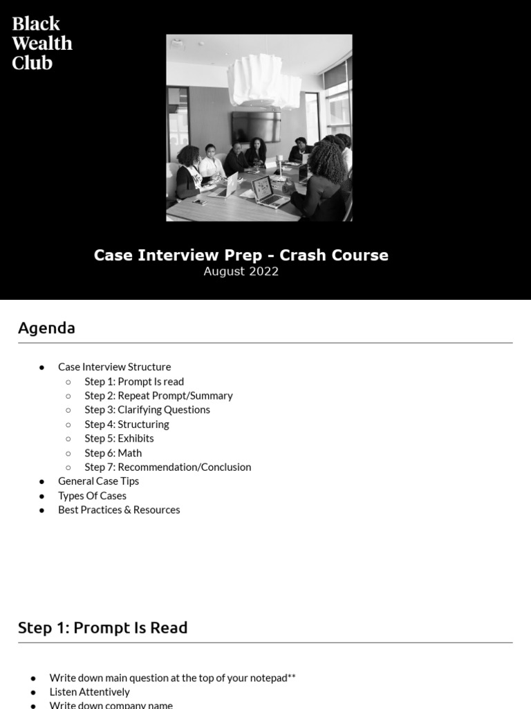 BYE Cracking The Case Interview | PDF | Profit (Economics) | Understanding