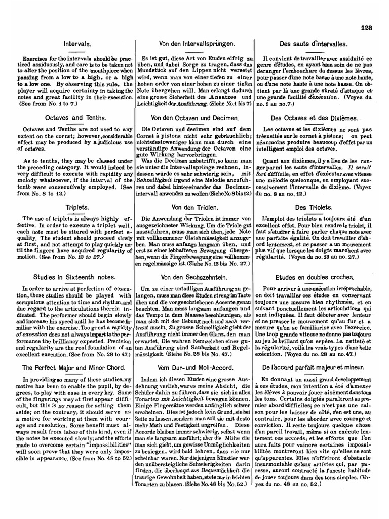 ARBAN - Complete Conservatory Method For Trumpet (1) - 123 | PDF