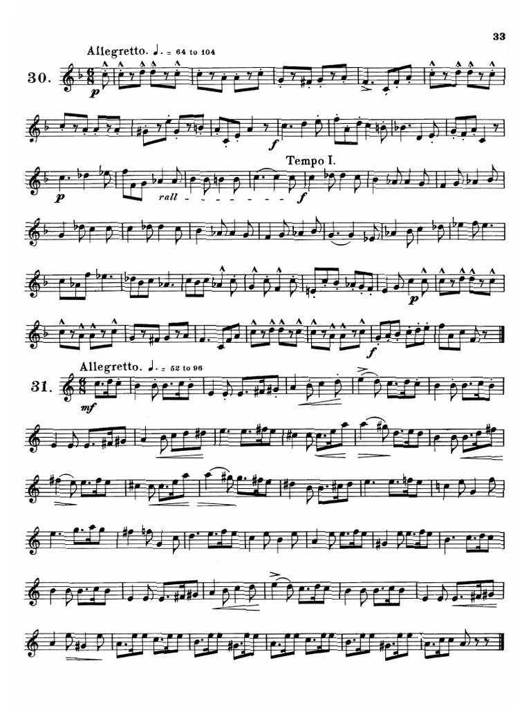 ARBAN - Complete Conservatory Method For Trumpet (1) - 033 | PDF