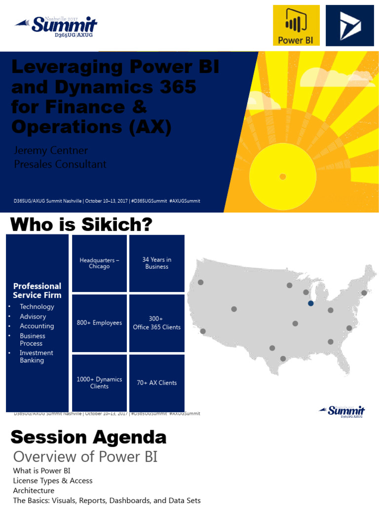 Leveraging Power BI With D365 Chicago | PDF