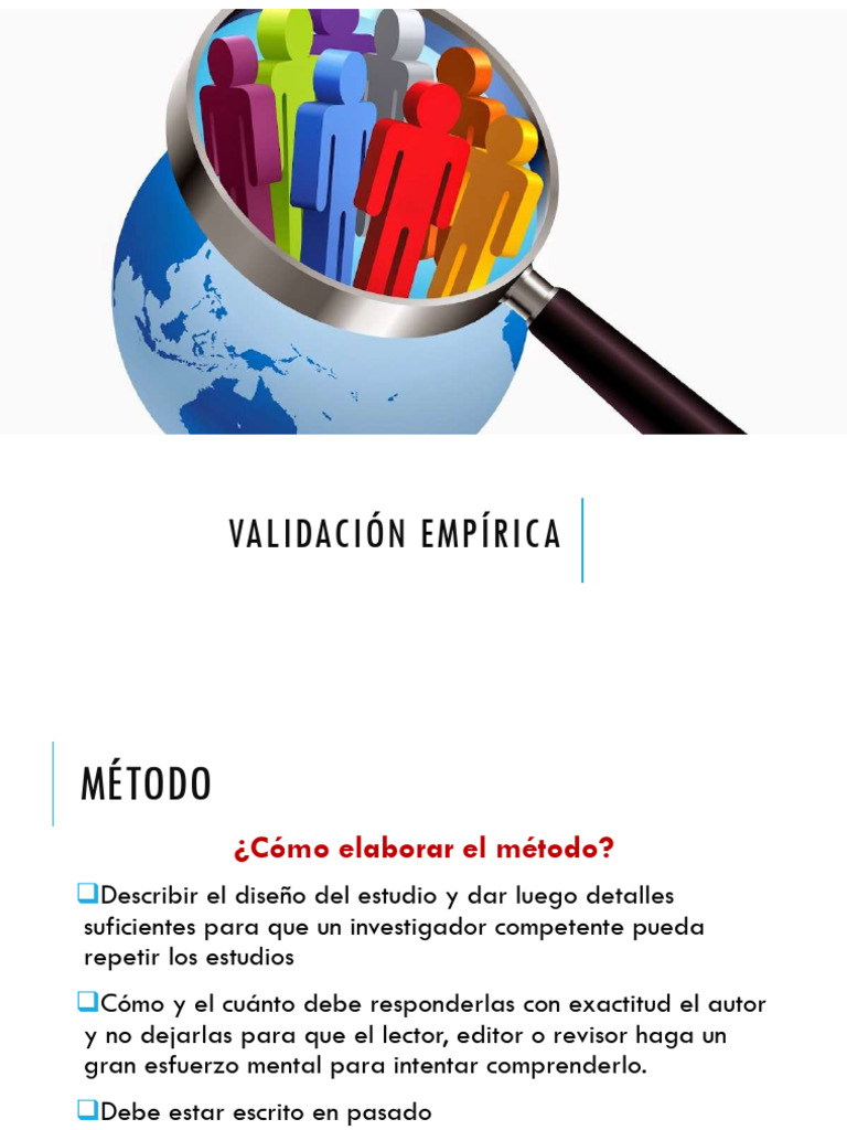 Validación Empírica | PDF