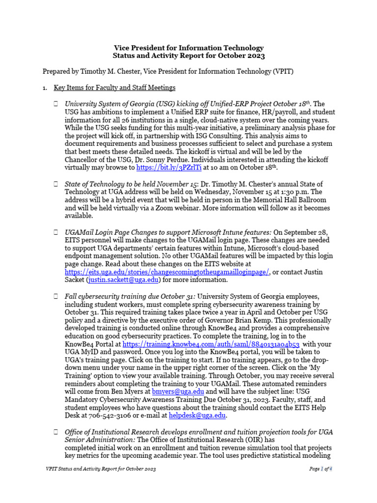 VPIT October 2023 Report Highlights | PDF | Phishing | World Wide Web