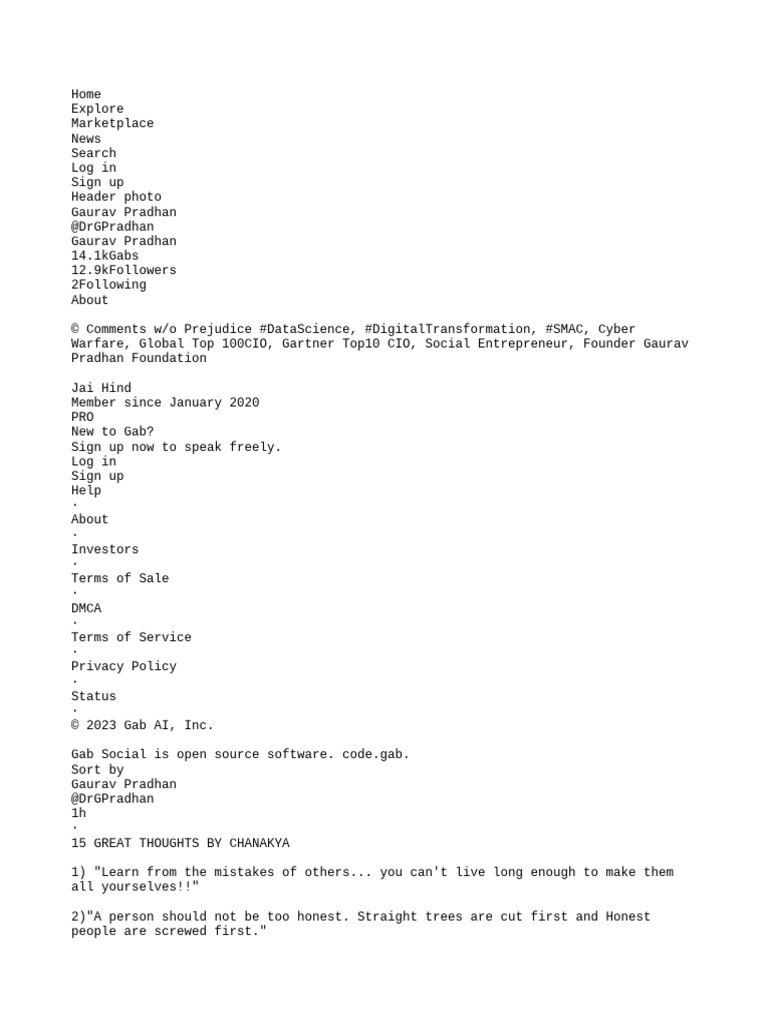 Chanakya's Wisdom: 15 Key Thoughts | PDF