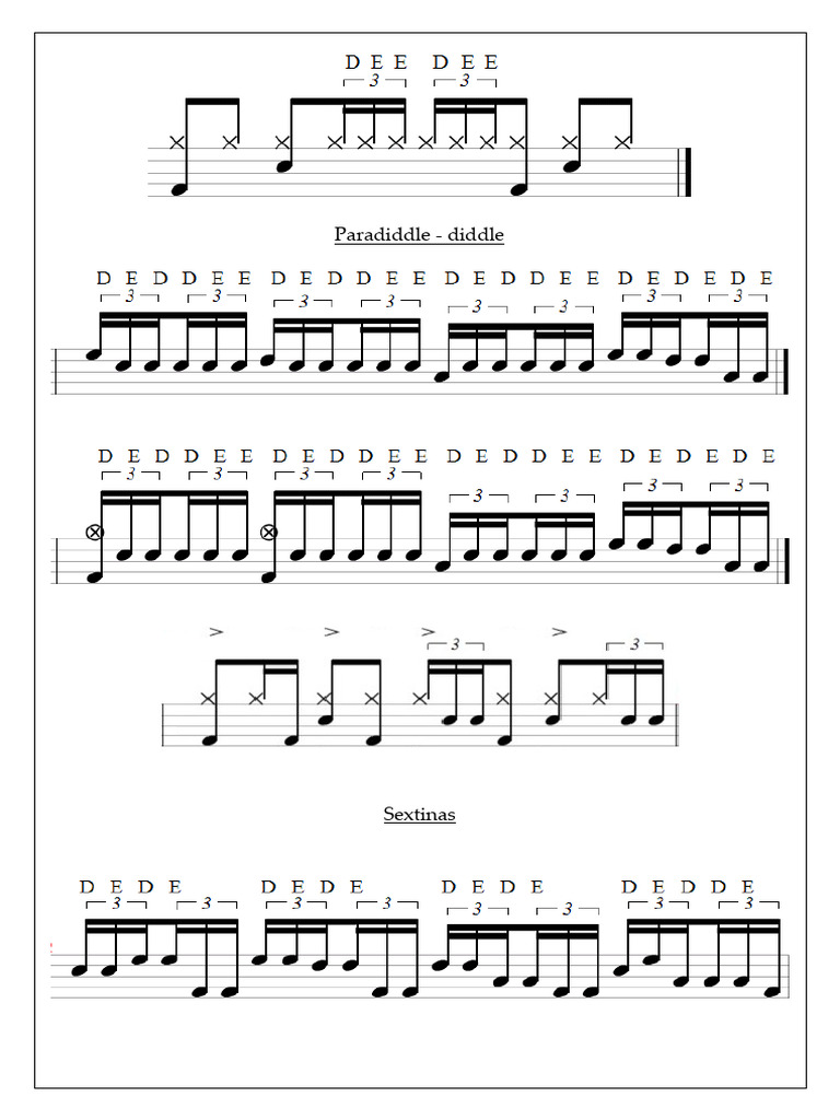 Paradiddle Diddle | PDF