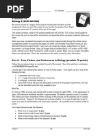 Biology Project Topics - 2024-2025, Class 12 | PDF | Cancer ...