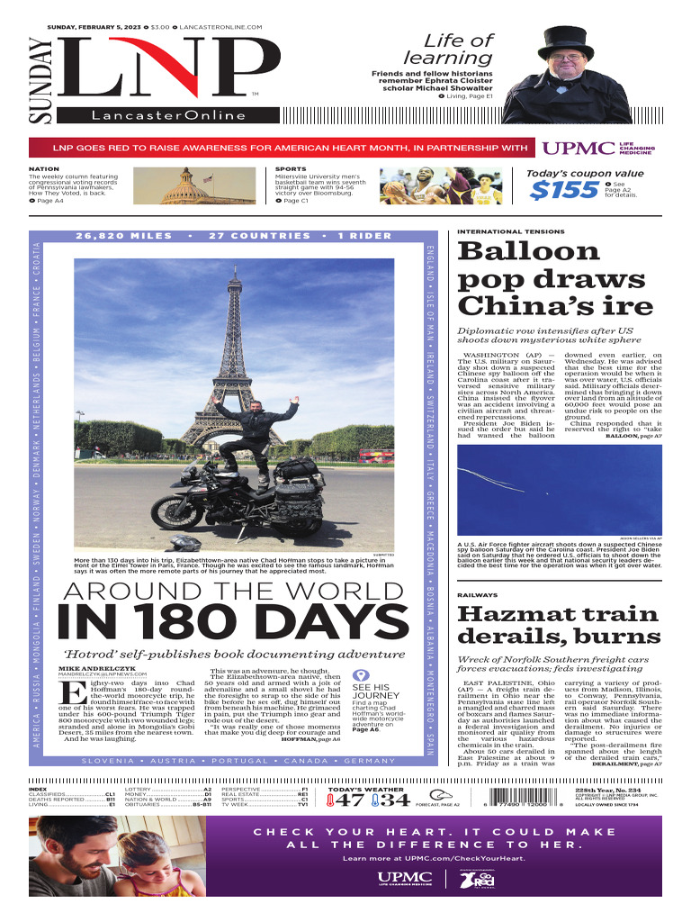 Around The World in 180 Days Motorcycle Journey Feb. 5, 2023 | PDF ...