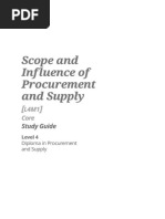 CIPS Material Level 4 | PDF | Procurement | Supply Chain