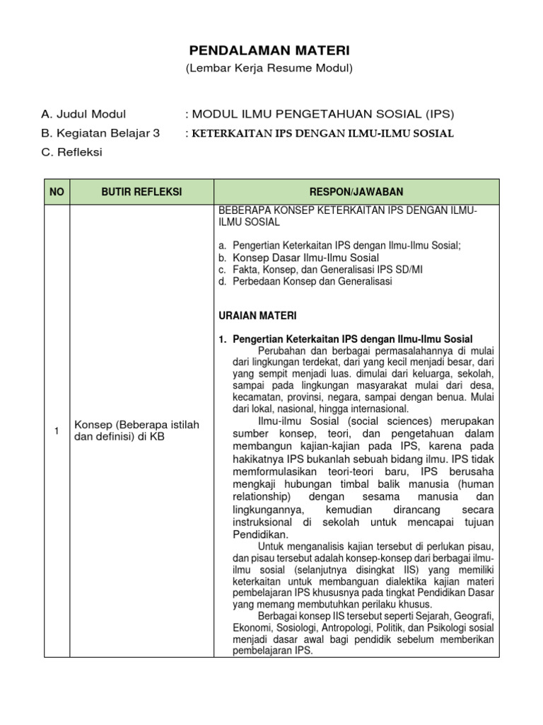 LK Resume Ips KB 3 | PDF