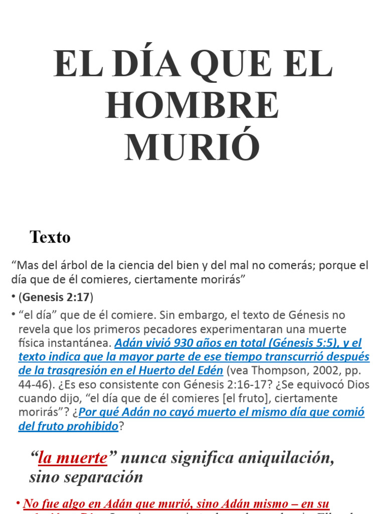 El Dia Que El Hombre Murio | PDF El Dia Que El Hombre Murio | PDF