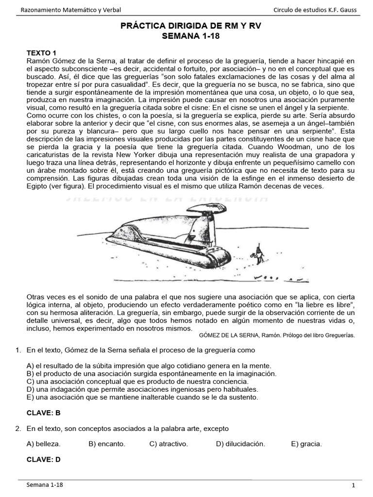 Practica Dirigida RM y RV 1-18 SOLU | PDF | Filosofía