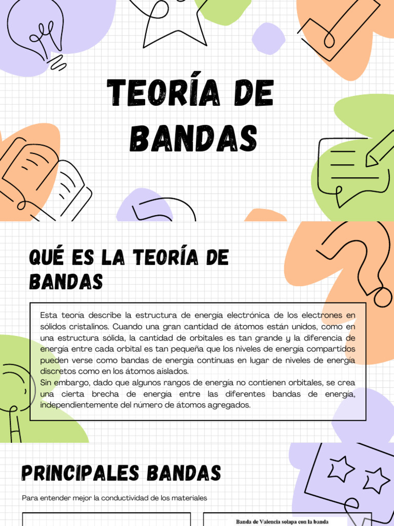 TEORÍA DE BANDAS (1) | PDF