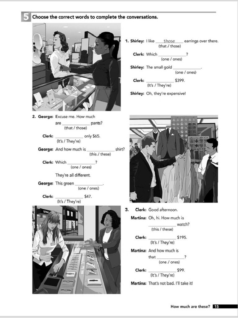 Workbook. Unit 3. Exercises 5 To 9. | PDF