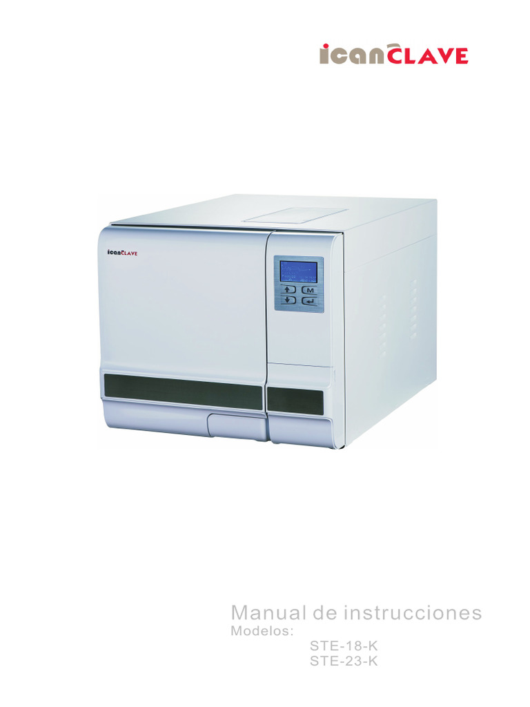 Manual Autoclave 23-18L Ican | PDF