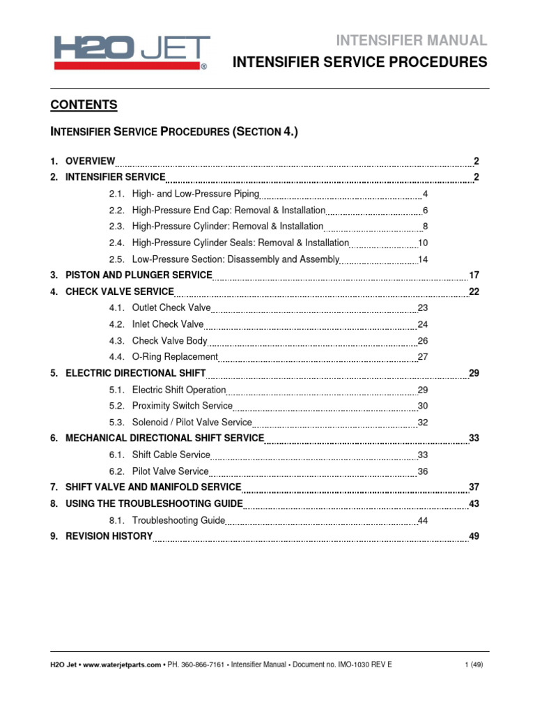 4-Intensifier 60k Manual | PDF